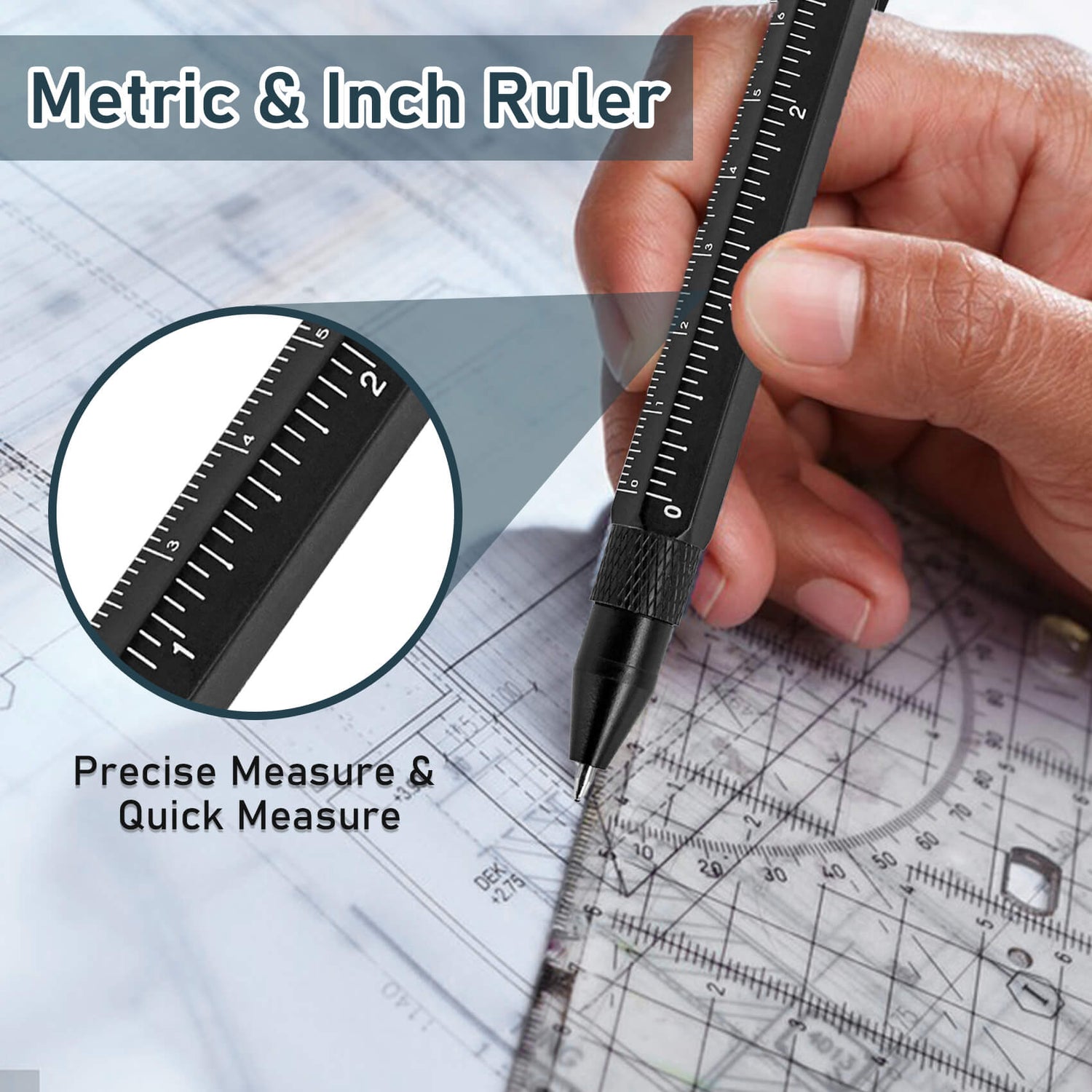 Multitool Pen for Handyman & DIYer Cool EDC Gadgets Gifts for Him